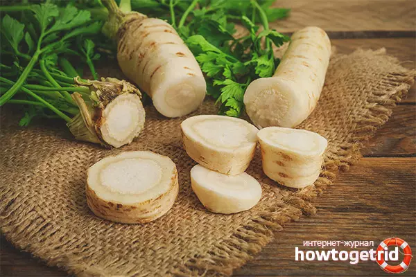 How to save parsley root for winter