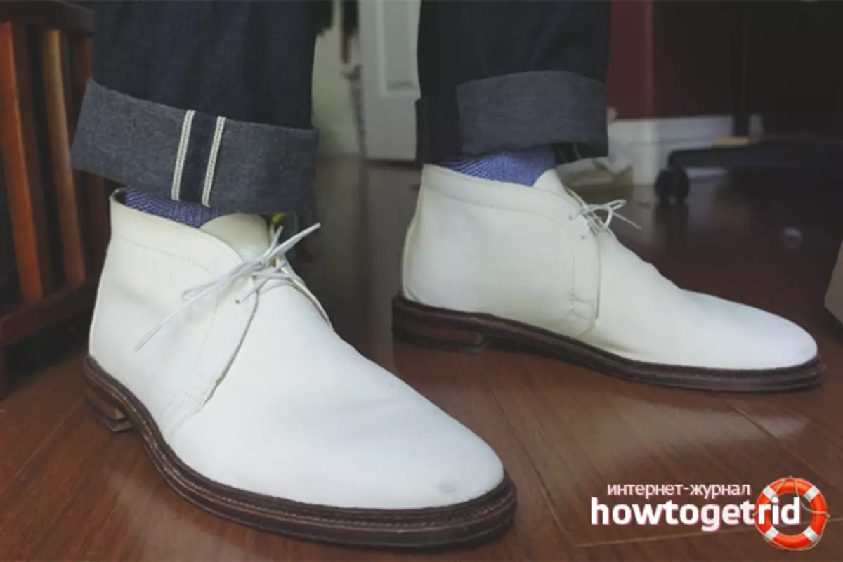 How to care for white leather shoes