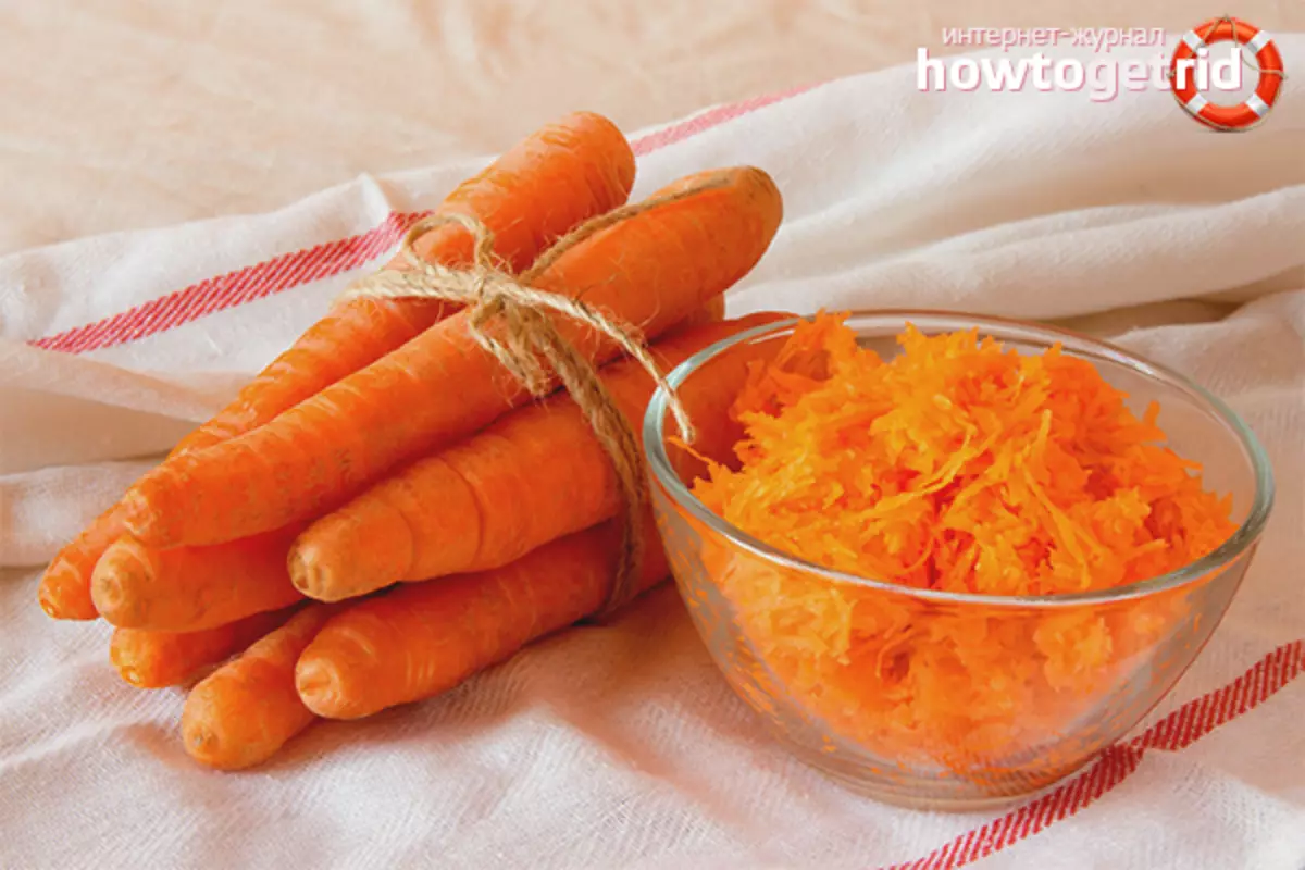 Recipe Carrot Masks para sa mukha