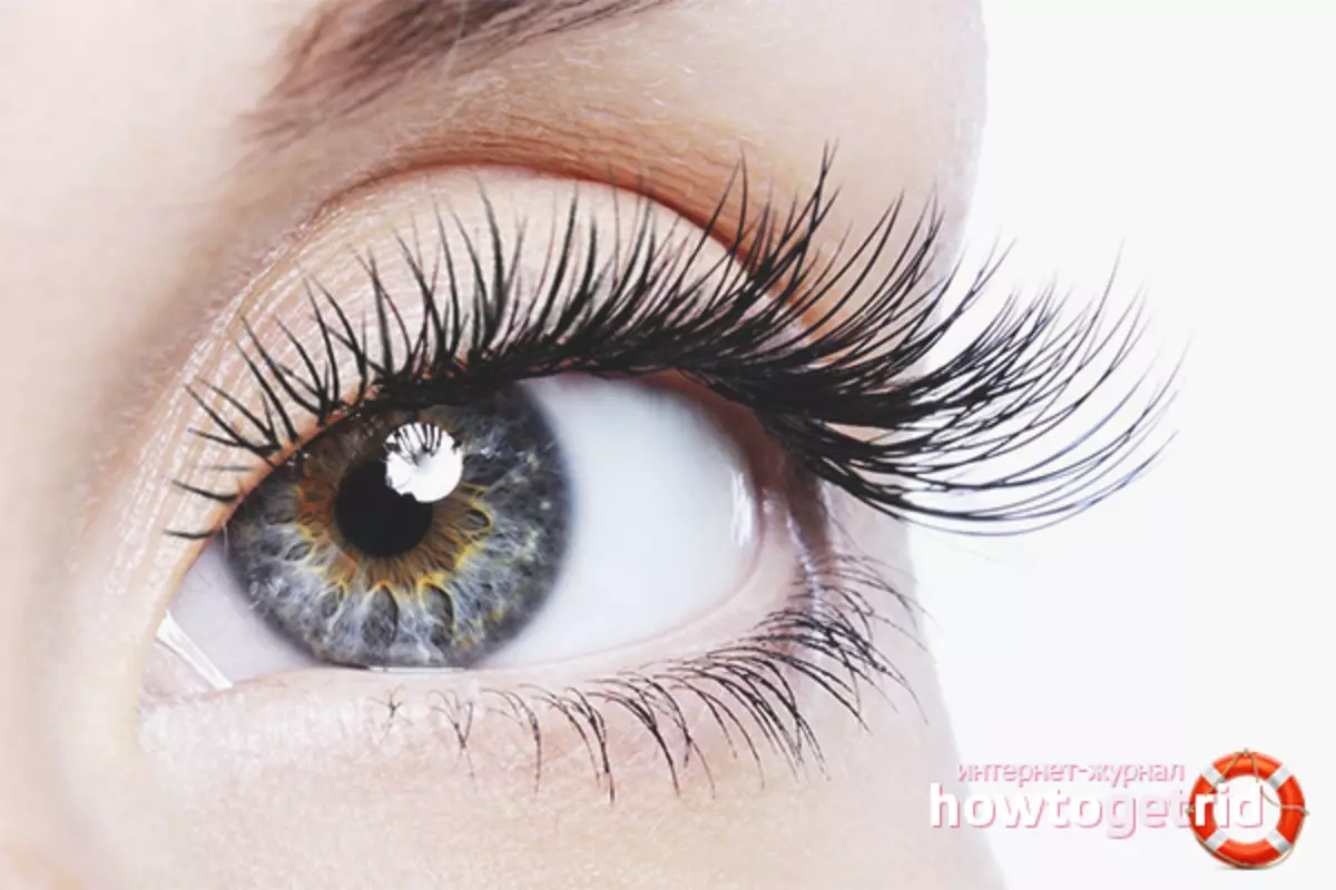 Bi o ṣe le dagba awọn eyelashes gigun ni ile