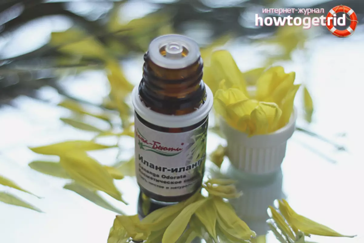 Essentielueleg Ueleg Ilang Ylang fir Hoer: Applikatioun