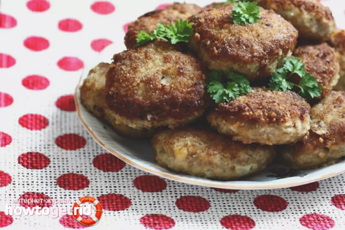 Malet köttbullar i en långsam spis