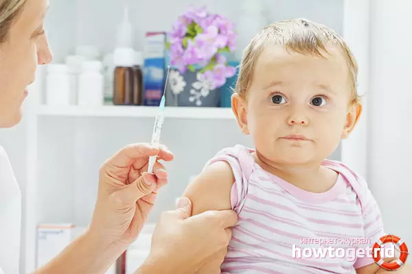 Est-il possible de marcher avec l'enfant après la vaccination