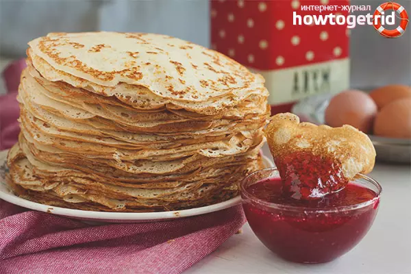 Cum să introduceți corect pancakes într-o dietă a unei mame care alăptează