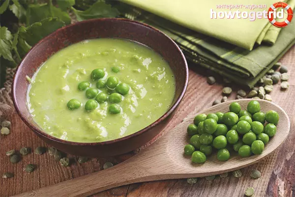 Opskrifter suppe-puré fra ærter