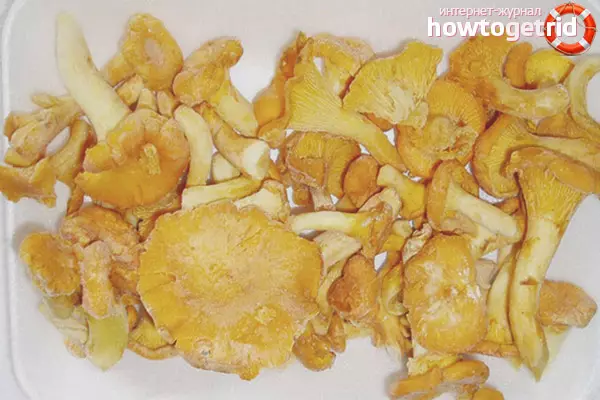 למה chanterelles עוקצני לאחר הקפאה