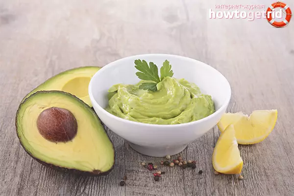 Gebruik van sous guacamole