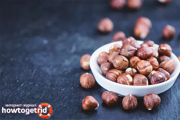 Nawa ne na hazelnuts su ci kwana ɗaya