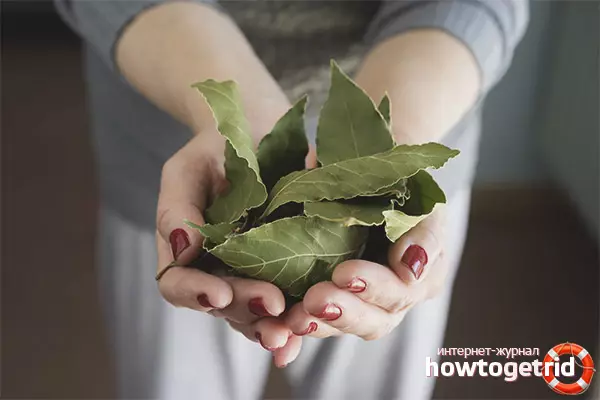 Bay Feuille d'acné: Méthodes d'application