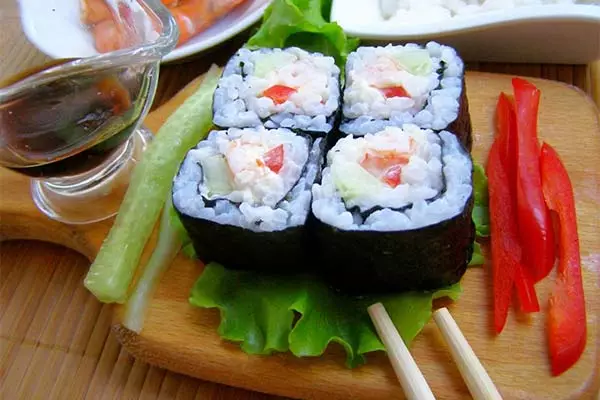 Dấu hiệu của cuộn chất lượng cao và sushi