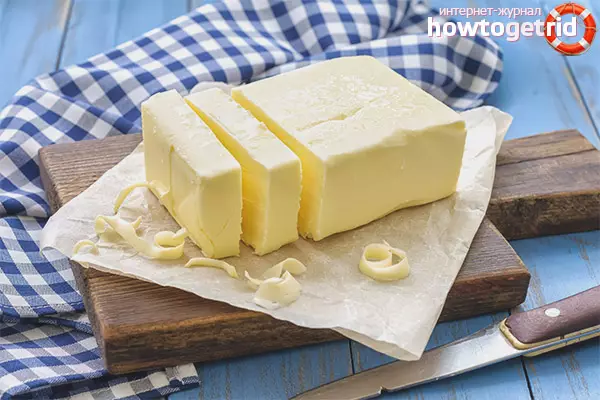 Rules for the inclusion of butter in the diet of diabetics