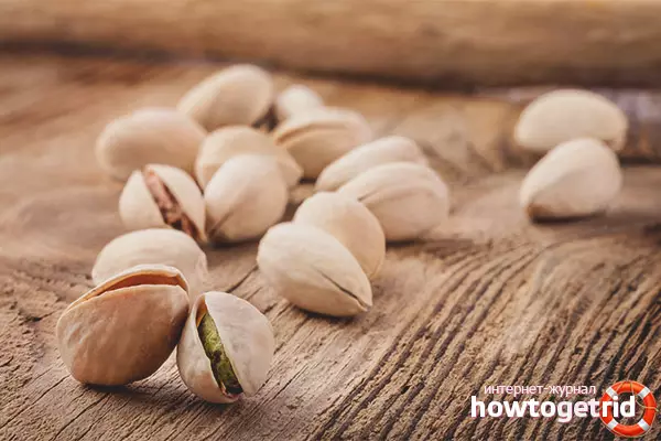 Pistachios untuk menyusu