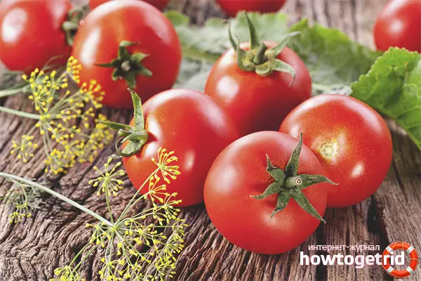 Propriedades úteis de tomates para o corpo de uma mãe de enfermagem