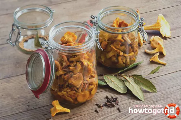 How to Marina Chanterelles foar de winter: 3 resept