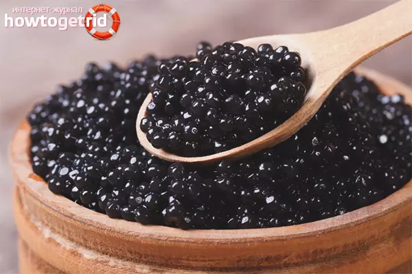 caviar ສີດໍາໃນລະຫວ່າງການຖືພາ