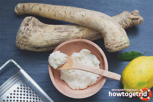 Horseradish bilan nozik retseptlar