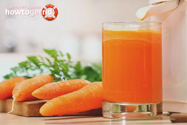 Contraindication of Carrot Juice