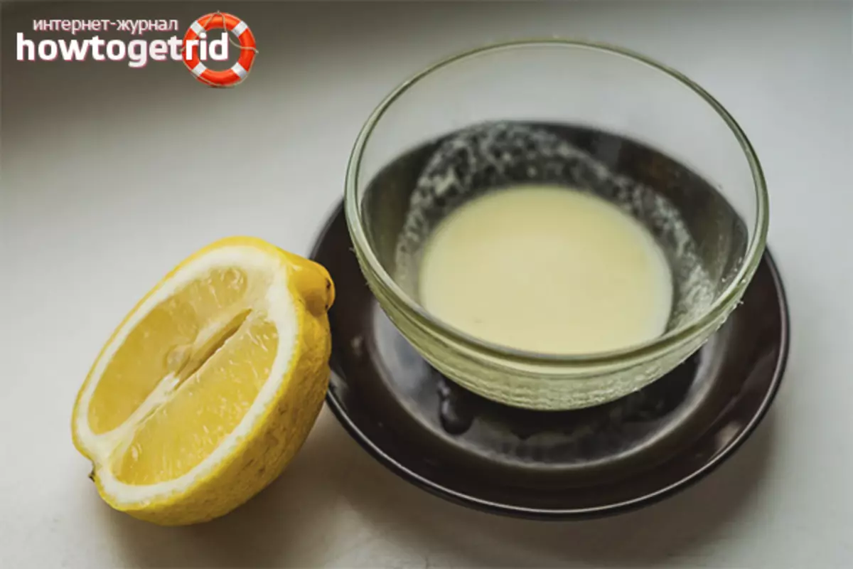 Maschere per capelli con limone