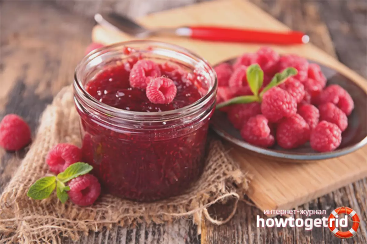 Feydeyên û zirarê ya jam raspberry