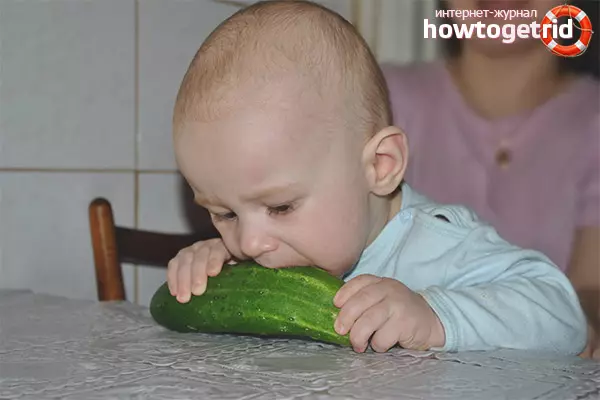 Shekaru nawa zaka iya ba da cucumbers?