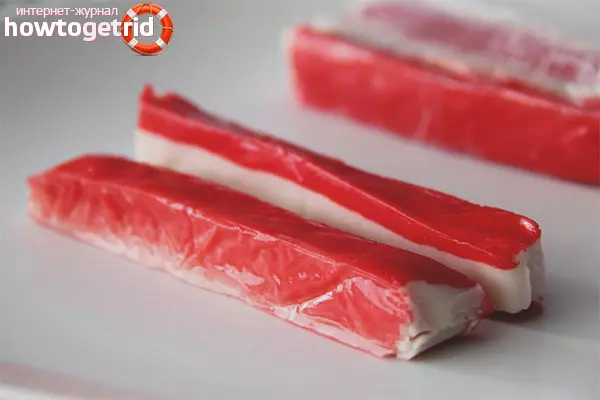 The danger of crab sticks for a children's body