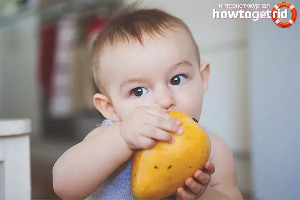 Innføringen av mango i kostholdet