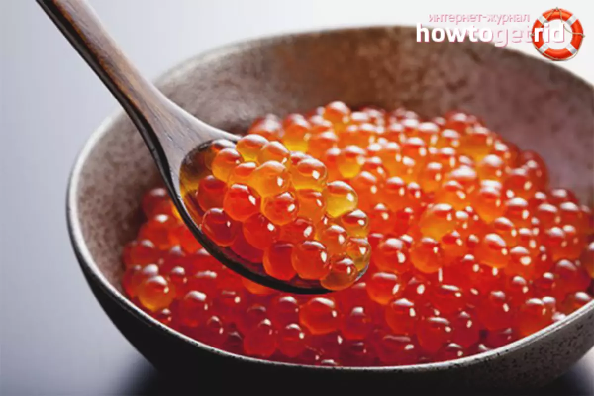 বেনিফিট এবং লাল caviar ক্ষতি