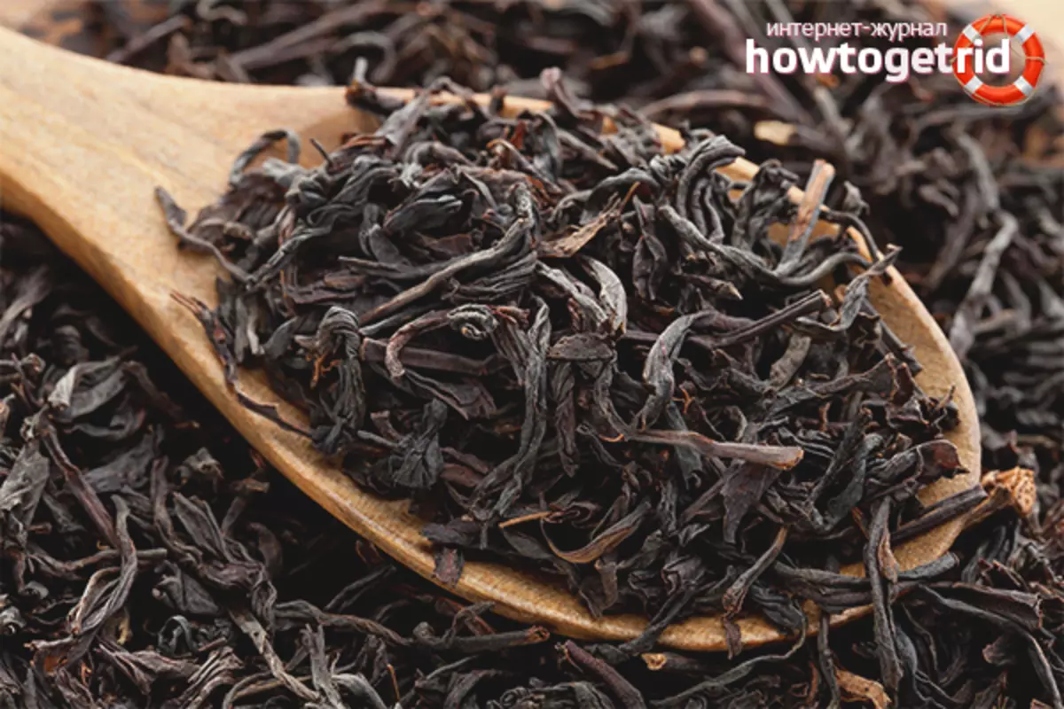 Finidad de selección de té negro