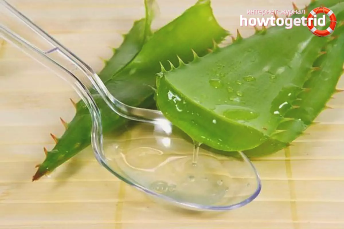 Aloe شەربىتى بىلەن مەھسۇلاتلارنى ئىنچىكە ئىشلىتىش