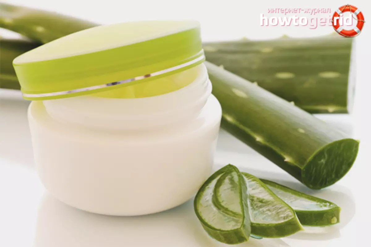 Aloe juice masks