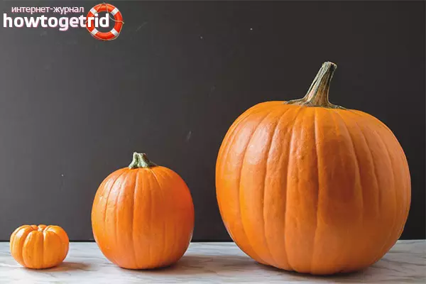 Calabaza en una dieta de una mujer de ancianos.