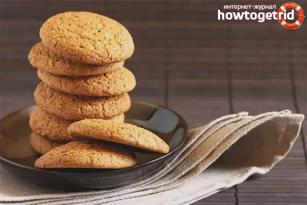 Cookies oatmeal hamwe no konsa