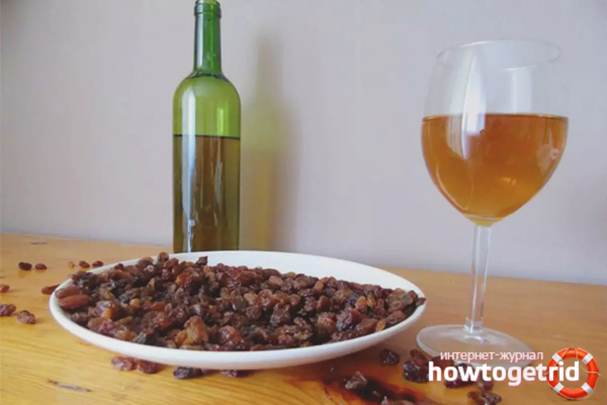 How to make wine from raisin