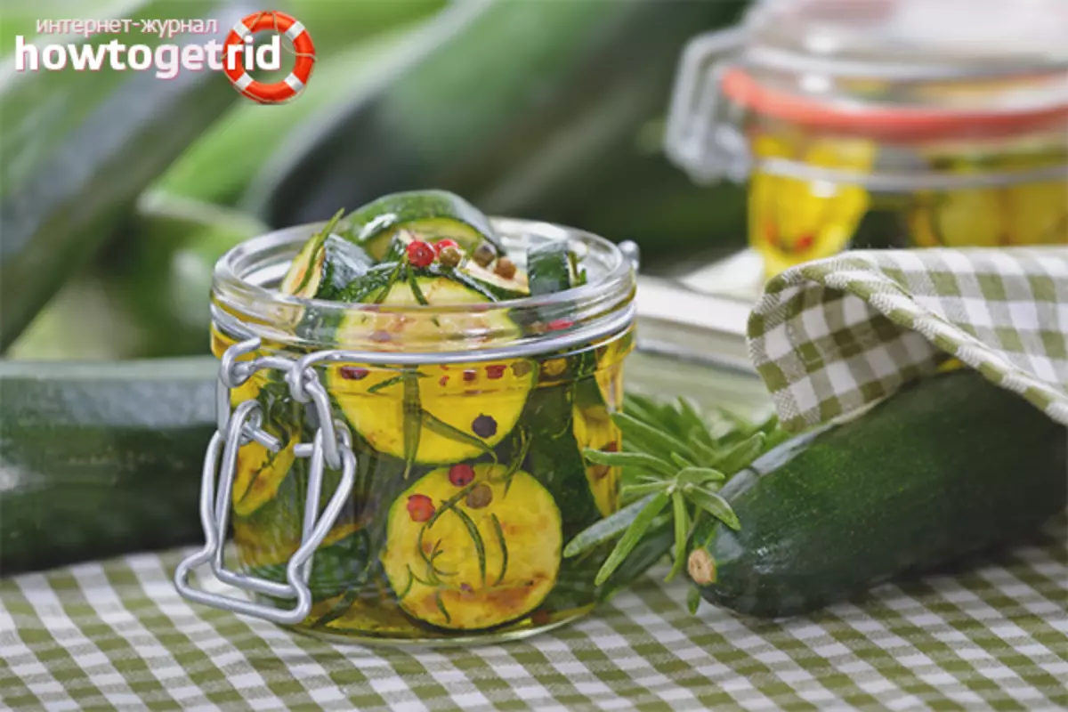 Insalata minn zucchini għax-xitwa