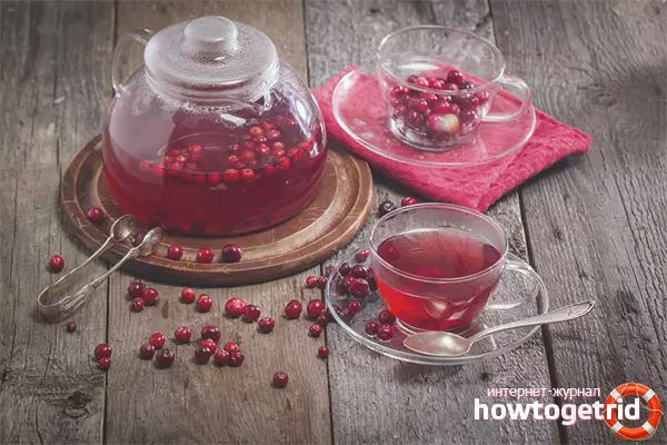 I-Cranberry Tea - iipropathi eziluncedo kunye nolwaphulo-mthetho