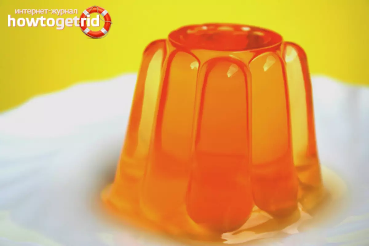 Umutobe wa orange jelly