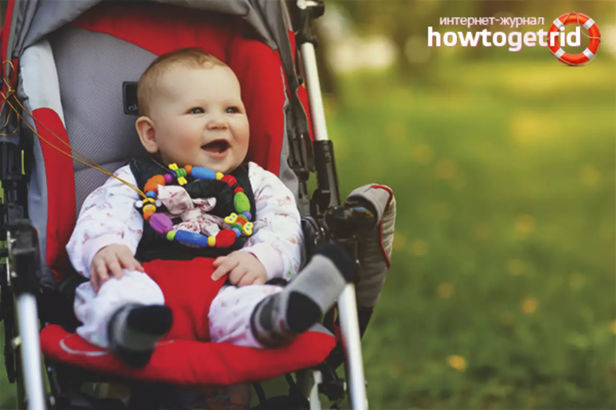 Cara mulang bocah menyang stroller