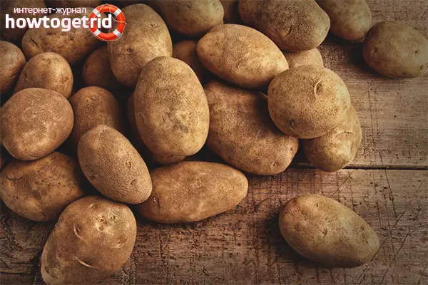 Patatas en la dieta de una madre de enfermería.