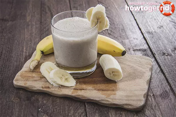 Cóctel de proteínas con banana