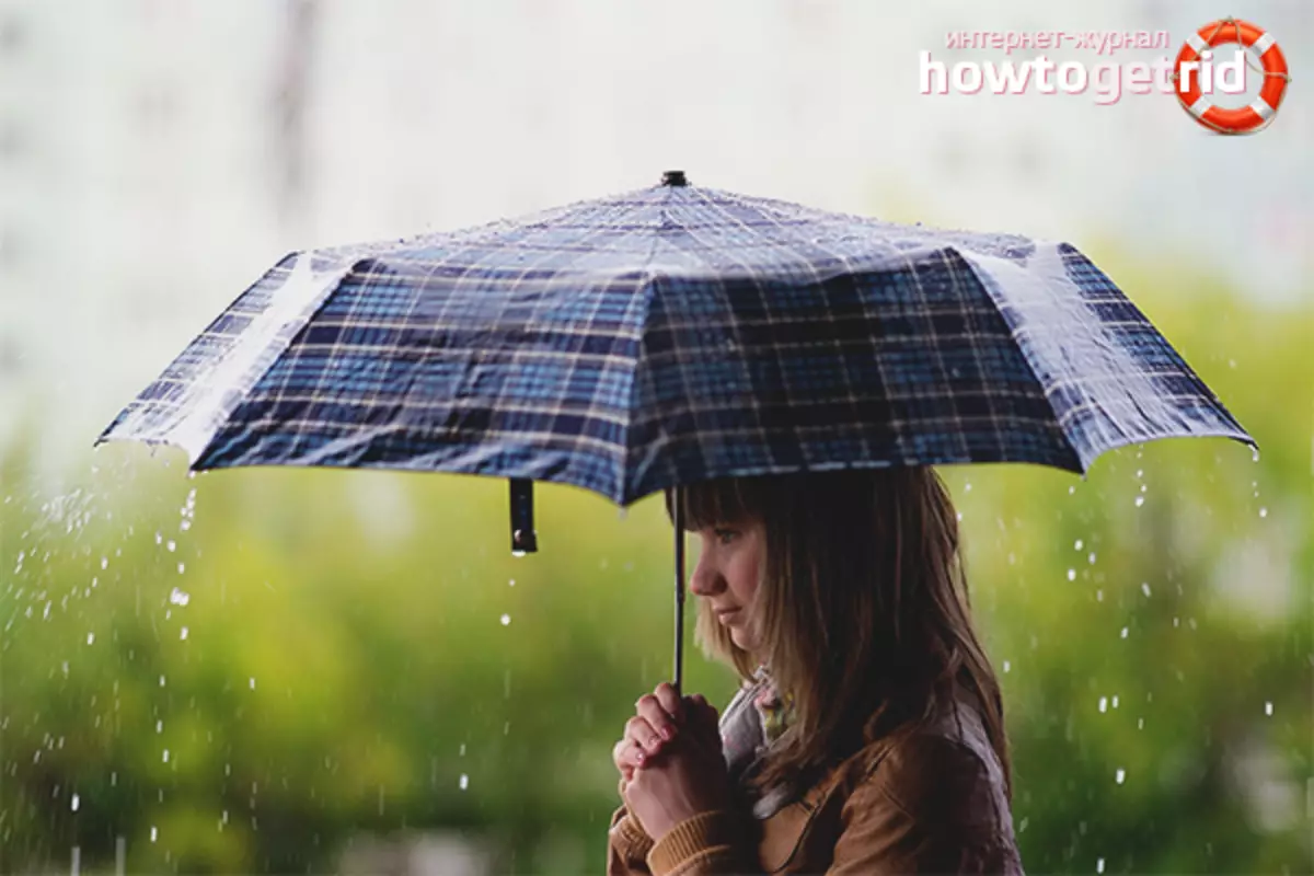 Comment sécher le parapluie après la pluie