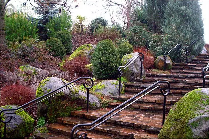 Escalier de jardin avec vos propres mains - arrangement d'une parcelle inégale + dessins 1335_1