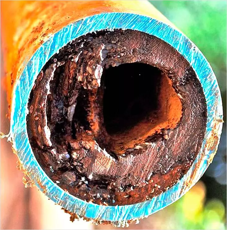 There are many reasons for low water pressure, one of them - clogged pipes