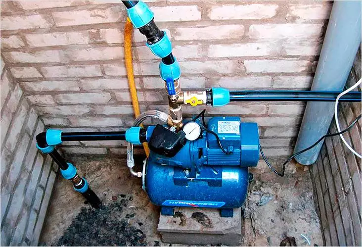 One of the decisions of pressure increase - installation of the pump