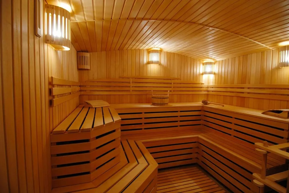 Interior decoration of a wooden bath: Photo of the best ideas for baths do it yourself 1598_49