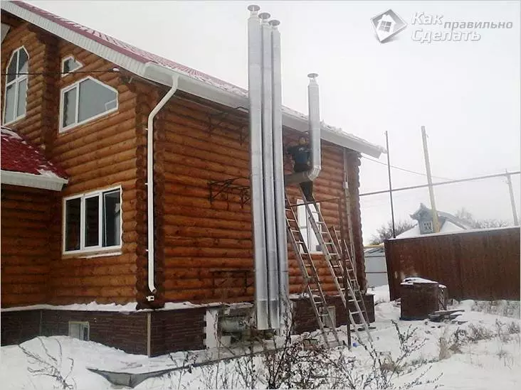 Unha das opcións para instalar canles de ventilación