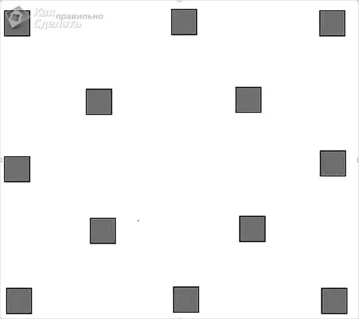 चरण-दर-चरण सूचना: मार्कअप आणि स्तंभांची स्थापना