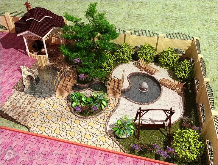 Landscape Design Layout.