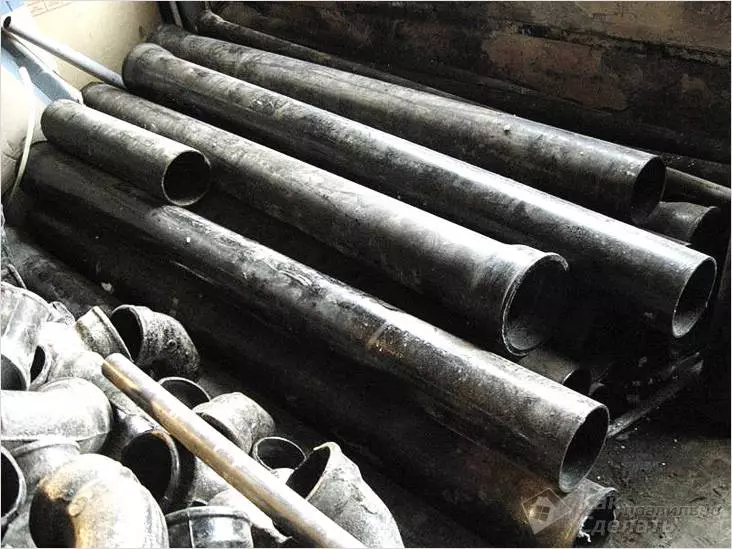 Cast iron tube sewer