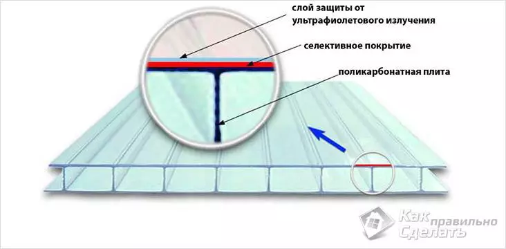 Fananana polycarbonate cellular