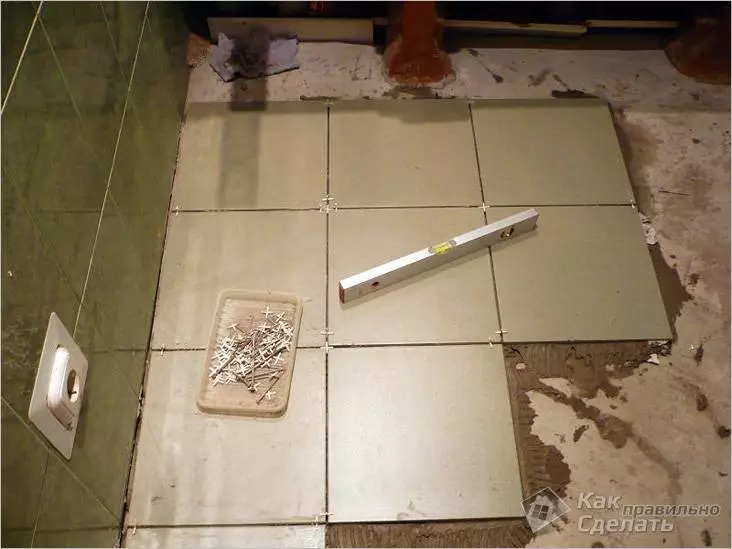 Tile Laying Process